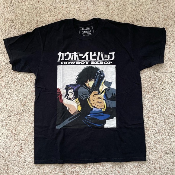 Shirts | Cowboy Bebop Anime Black Tshirt | Poshmark